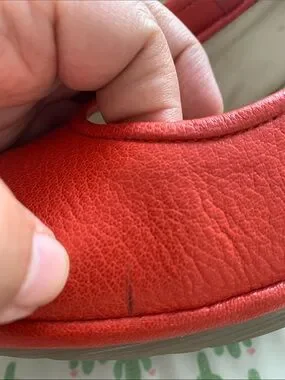 Fly London | Shoes | Fly London Bright Coral Red Slipon Ballet Wedges ...